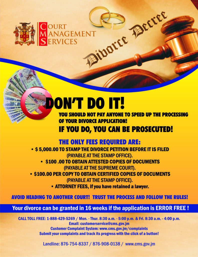 Divorce Campaign – Don’t Do It – Court Administration Division