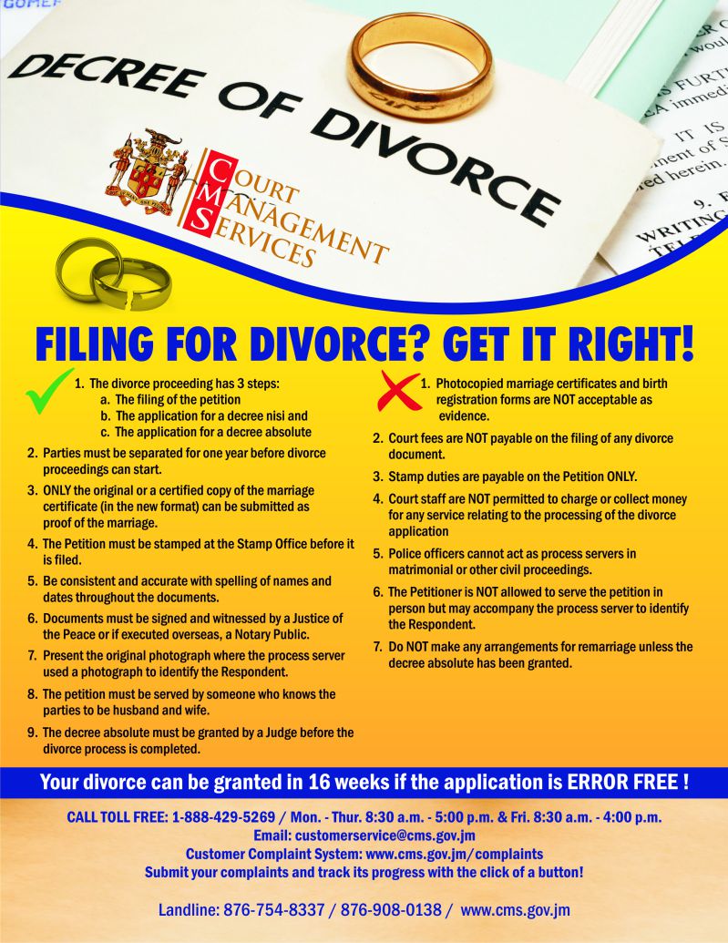 Divorce Campaign – The Do’s and Don’ts – Court Administration Division