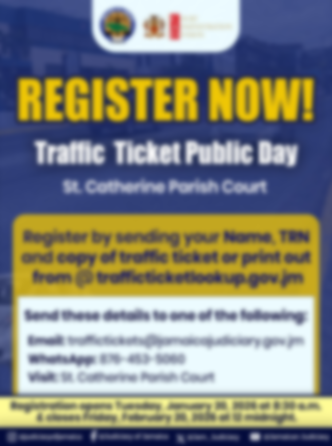 Register Now(Blurred) – Court Administration Division